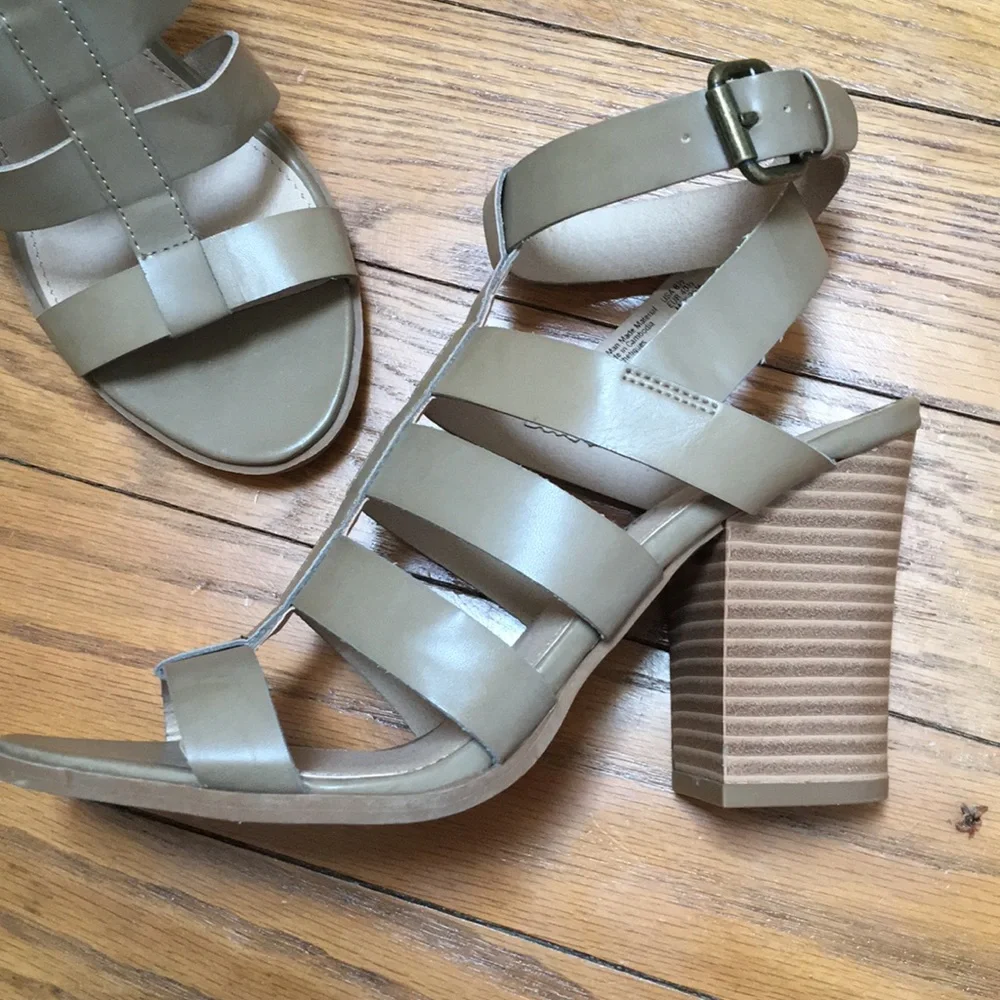 American Eagle By Payless | Shoes | Host Pick Sandals High Heels Wrap 8 ...